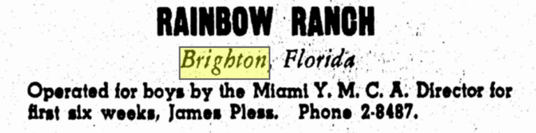 Brighton, Florida: Ghost town that was almost a county seat - Florida ...